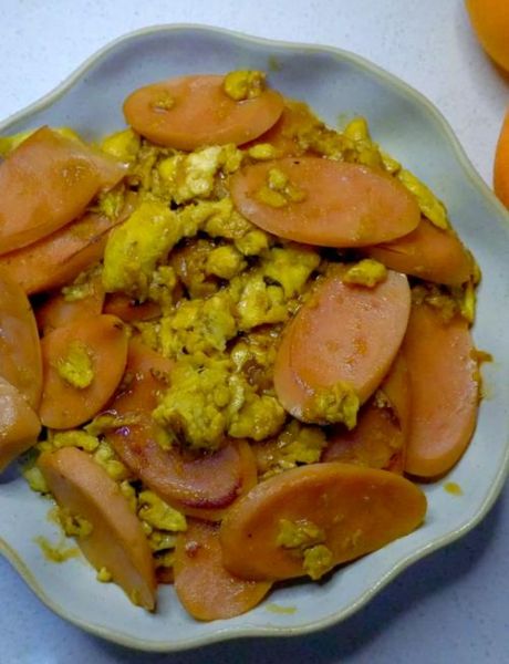 香肠炒鸡蛋怎么做_香肠炒鸡蛋的做法视频-第1张图片-山城妙识