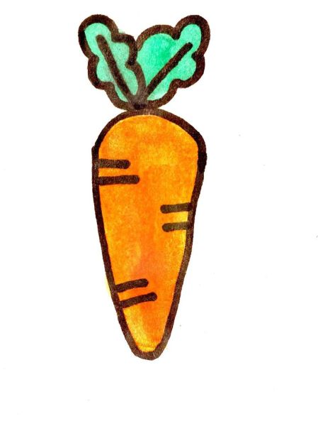 胡萝卜简笔画怎么画_胡萝卜简笔画图片大全大图-第1张图片-山城妙识 胡萝卜简笔画怎么画_胡萝卜简笔画图片大全大图-第1张图片-山城妙识