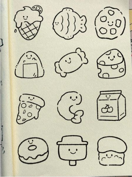 简笔画食物图片怎么画_食物简笔画教程-第3张图片-山城妙识 简笔画食物图片怎么画_食物简笔画教程-第3张图片-山城妙识