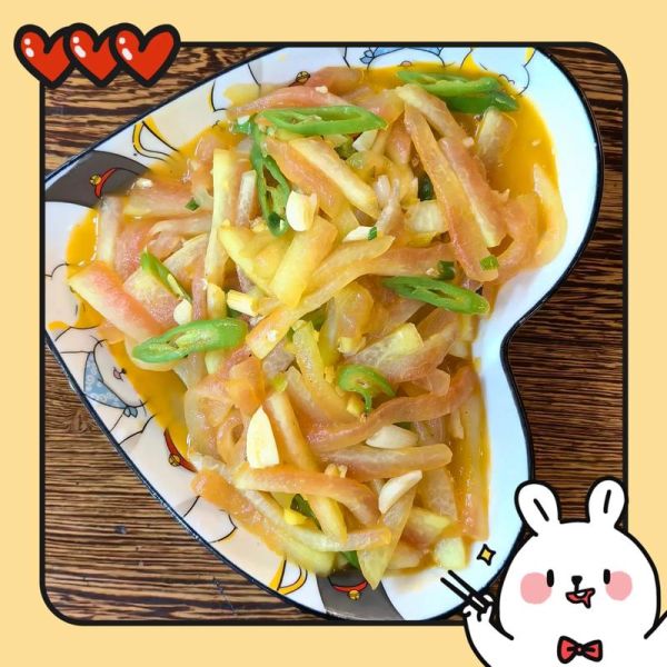 炒西瓜皮怎么做_西瓜皮炒菜要不要焯水-第2张图片-山城妙识