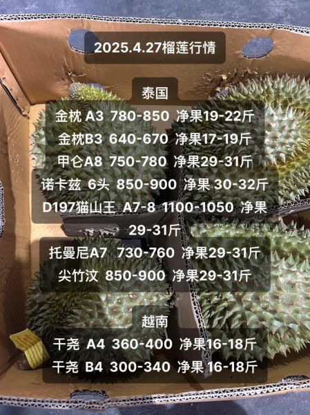 榴莲正常多少钱一斤_榴莲价格影响因素-第2张图片-山城妙识