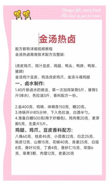 最简单的卤料配方有哪些_新手如何快速掌握-第1张图片-山城妙识