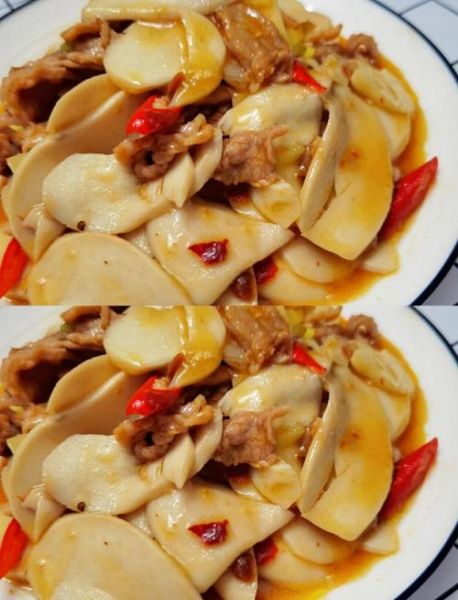 肉炒杏鲍菇怎么做_杏鲍菇炒肉要不要焯水-第1张图片-山城妙识