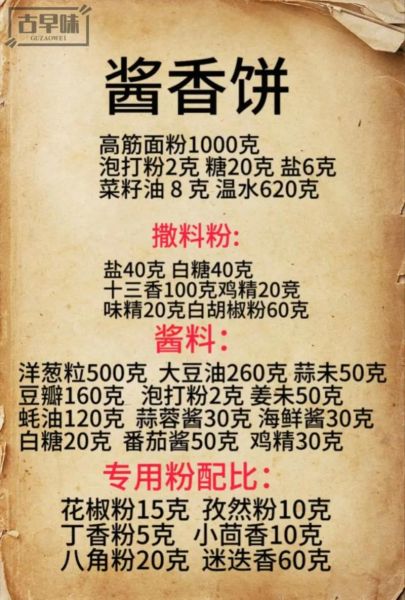 酱香饼酱料配方比例_酱香饼酱料怎么做-第1张图片-山城妙识 酱香饼酱料配方比例_酱香饼酱料怎么做-第1张图片-山城妙识