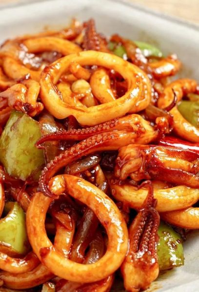 酱爆鱿鱼圈怎么做_酱爆鱿鱼圈用什么酱-第1张图片-山城妙识