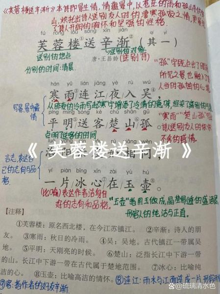 芙蓉楼送辛渐教案怎么写_教学重难点如何突破-第3张图片-山城妙识 芙蓉楼送辛渐教案怎么写_教学重难点如何突破-第3张图片-山城妙识