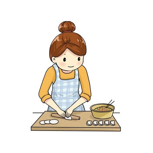 包饺子简笔画怎么画_包饺子步骤图解-第3张图片-山城妙识 包饺子简笔画怎么画_包饺子步骤图解-第3张图片-山城妙识