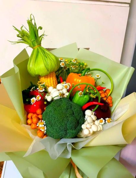 蔬菜花束寓意是什么_蔬菜花束适合送谁-第1张图片-山城妙识