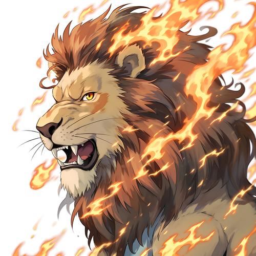 狮子头像动漫_怎么画才霸气-第1张图片-山城妙识