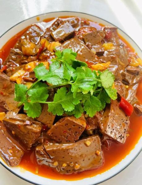 猪血怎么做好吃_正宗猪血做法步骤-第1张图片-山城妙识