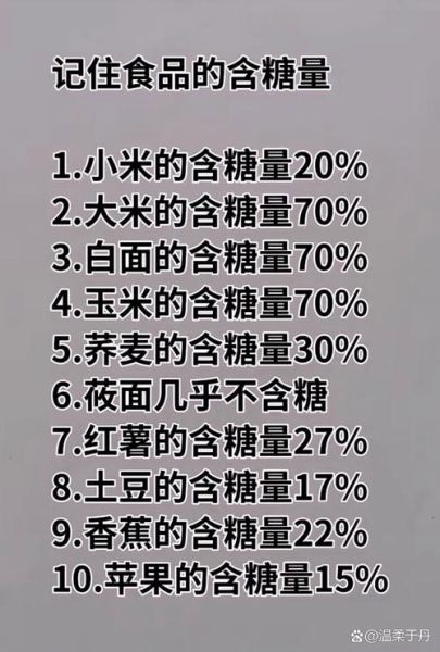 主食含糖量排行榜_哪些主食糖分最低-第2张图片-山城妙识 主食含糖量排行榜_哪些主食糖分最低-第2张图片-山城妙识