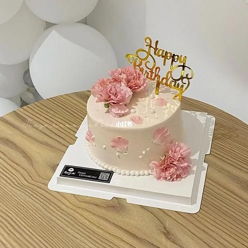 母亲节蛋糕款式图片_康乃馨造型怎么做-第3张图片-山城妙识