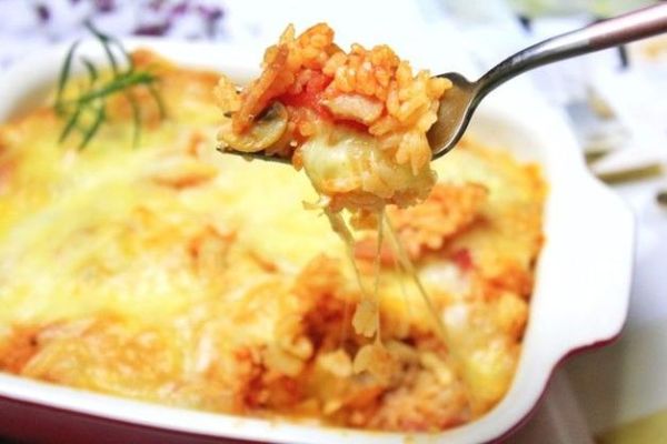 培根芝士焗饭怎么做_焗饭拉丝技巧-第2张图片-山城妙识