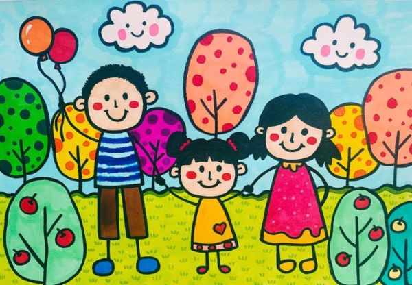 全家福简笔画怎么画_全家福简笔画图片大全-第1张图片-山城妙识 全家福简笔画怎么画_全家福简笔画图片大全-第1张图片-山城妙识