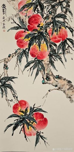 寿桃国画题款写什么_如何落款才吉祥-第1张图片-山城妙识