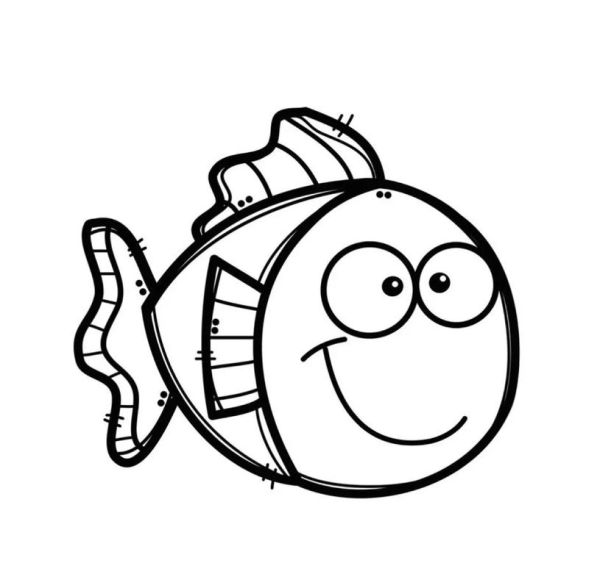 卡通鱼怎么画_可爱卡通鱼图片素材哪里找-第2张图片-山城妙识