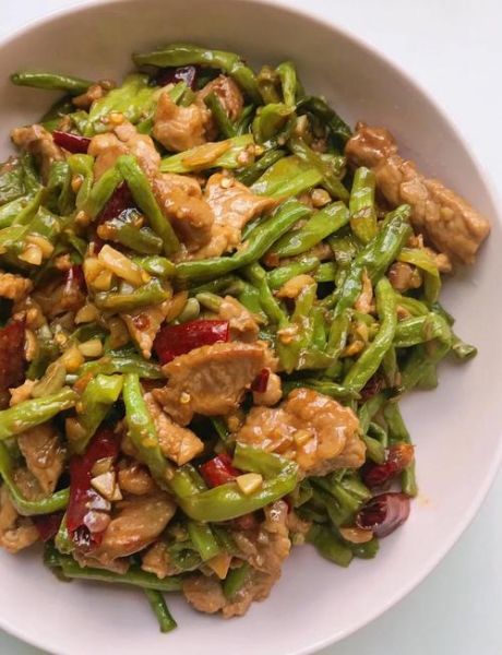 豆角炒肉图片大全大图_豆角炒肉怎么做才好吃-第1张图片-山城妙识