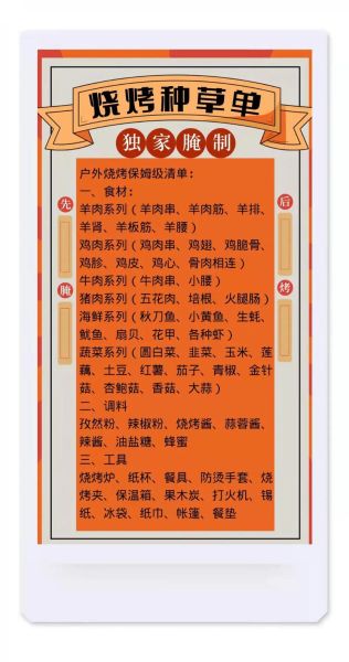 烧烤买什么食材_自己烧烤必备清单-第3张图片-山城妙识