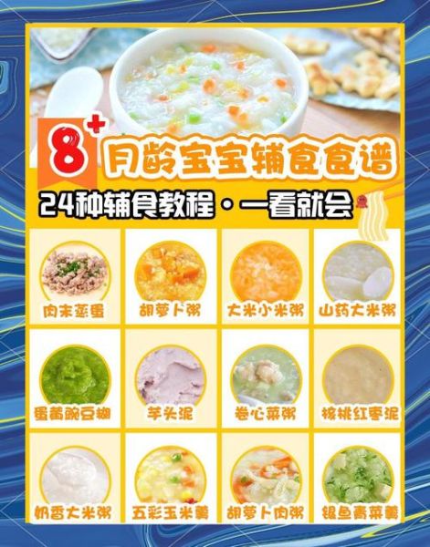 8个月宝宝辅食量图_一天吃几顿-第2张图片-山城妙识