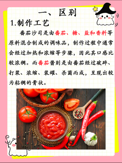 番茄酱和番茄沙司的区别_哪个更健康-第1张图片-山城妙识