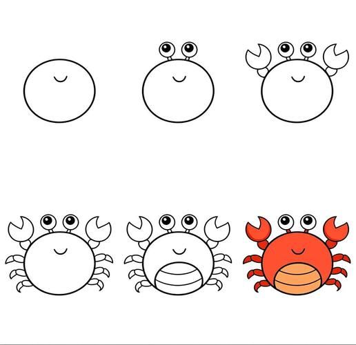 螃蟹卡通画怎么画_螃蟹卡通画素材哪里找-第1张图片-山城妙识 螃蟹卡通画怎么画_螃蟹卡通画素材哪里找-第1张图片-山城妙识