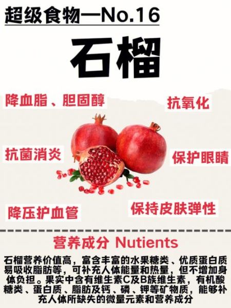 石榴的营养价值与功效_石榴的禁忌有哪些-第2张图片-山城妙识