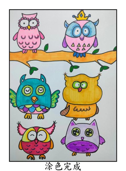 卡通猫头鹰怎么画_卡通猫头鹰简笔画教程-第2张图片-山城妙识 卡通猫头鹰怎么画_卡通猫头鹰简笔画教程-第2张图片-山城妙识