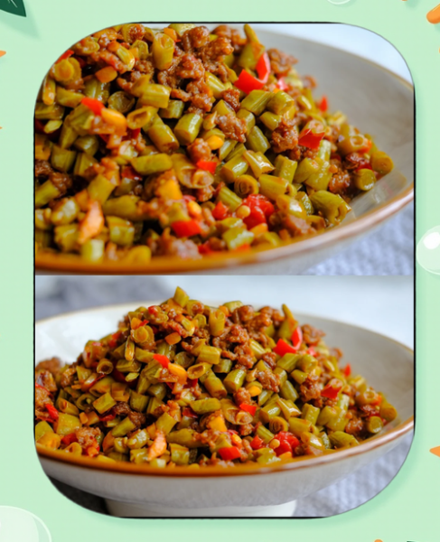 酸豆角怎么炒好吃又简单_酸豆角炒肉末做法-第2张图片-山城妙识