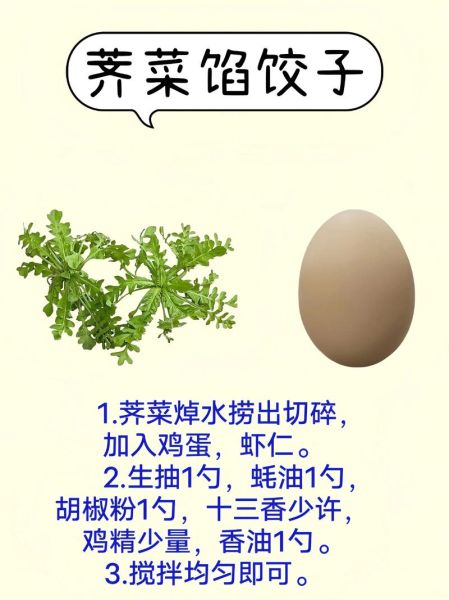 荠菜饺子馅怎么调才好吃_荠菜饺子馅调制的秘诀-第1张图片-山城妙识