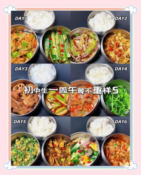 中学学校食堂菜谱大全_如何搭配一周营养午餐-第3张图片-山城妙识