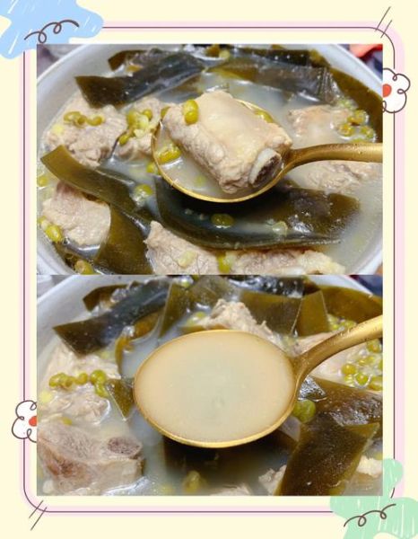 海带绿豆排骨汤的功效与作用_适合什么人喝-第1张图片-山城妙识