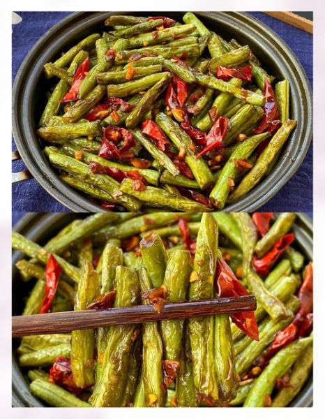 麻辣干煸素豆角怎么做_素豆角干煸技巧-第1张图片-山城妙识