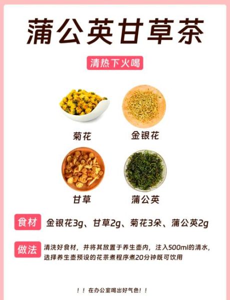 养生茶搭配表_怎么喝才有效-第3张图片-山城妙识