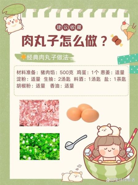 猪肉丸子馅怎么调_猪肉丸子馅配方比例-第2张图片-山城妙识