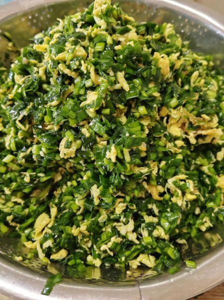 韭菜鸡蛋饺子馅怎么做_素馅饺子馅做法大全-第1张图片-山城妙识 韭菜鸡蛋饺子馅怎么做_素馅饺子馅做法大全-第1张图片-山城妙识
