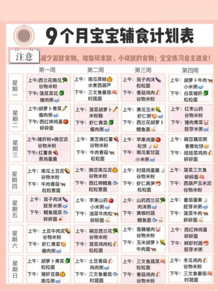 9个月宝宝辅食时间表_如何安排一天几顿-第3张图片-山城妙识 9个月宝宝辅食时间表_如何安排一天几顿-第3张图片-山城妙识