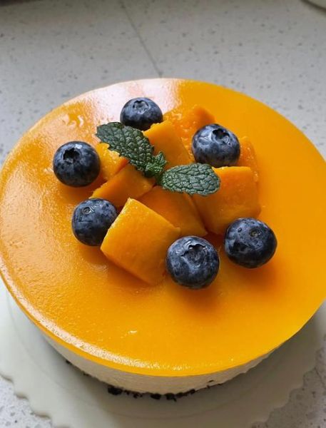 芒果慕斯蛋糕8寸配方_怎么做不腥不塌-第2张图片-山城妙识