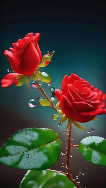 红玫瑰花图片高清壁纸_红玫瑰花图片怎么拍好看-第3张图片-山城妙识