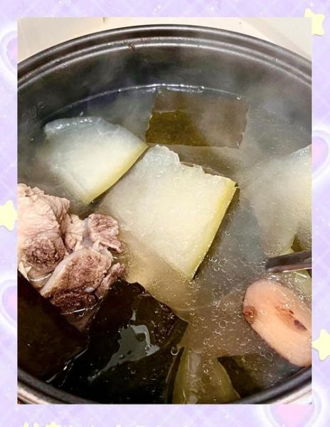 冬瓜薏仁绿豆排骨汤的做法_适合夏天喝吗-第3张图片-山城妙识