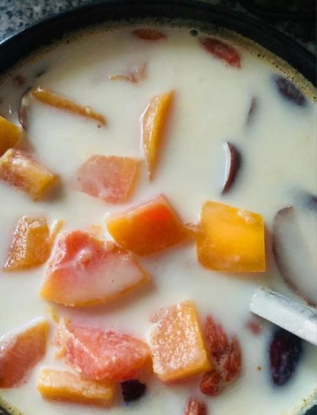 纯牛奶炖木瓜怎么做_木瓜炖牛奶要不要去皮-第2张图片-山城妙识