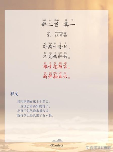 春笋拼音怎么写_春笋拼音声调-第3张图片-山城妙识