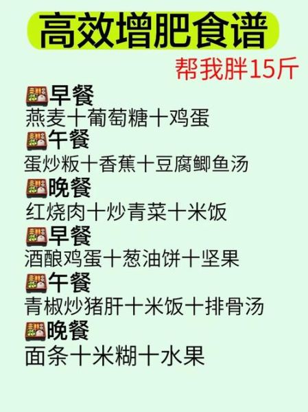 增肥吃什么_如何制定增肥食谱-第1张图片-山城妙识