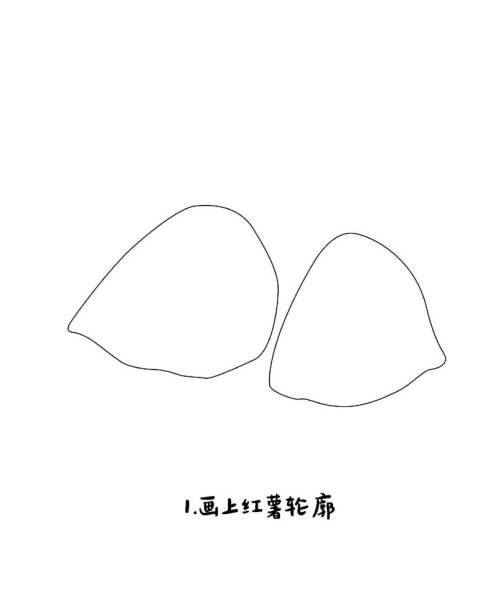 红薯卡通图片怎么画_红薯卡通简笔画教程-第1张图片-山城妙识 红薯卡通图片怎么画_红薯卡通简笔画教程-第1张图片-山城妙识