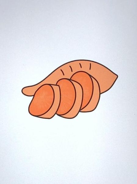 红薯卡通图片怎么画_红薯卡通简笔画教程-第2张图片-山城妙识 红薯卡通图片怎么画_红薯卡通简笔画教程-第2张图片-山城妙识