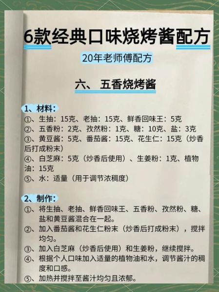 烧烤酱料怎么调好吃_烧烤酱料的做法配方-第3张图片-山城妙识 烧烤酱料怎么调好吃_烧烤酱料的做法配方-第3张图片-山城妙识