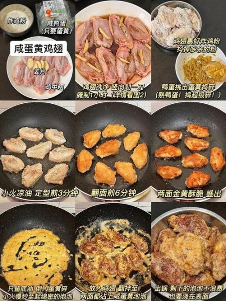 咸蛋黄鸡翅怎么做_咸蛋黄鸡翅腌制多久-第3张图片-山城妙识