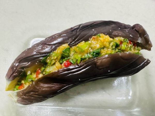 蒜泥茄子怎么做_蒜泥茄子视频教程-第2张图片-山城妙识