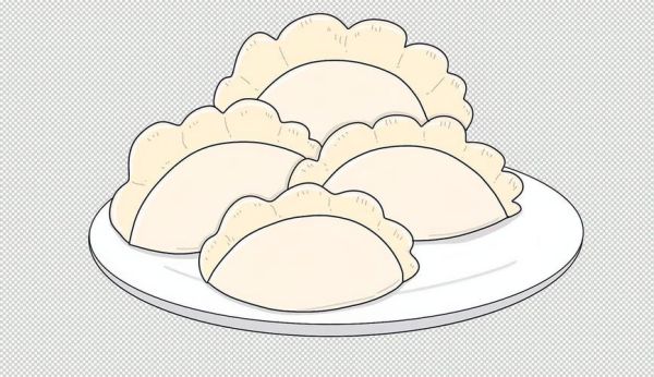 包饺子卡通图片怎么画_卡通饺子简笔画教程-第1张图片-山城妙识