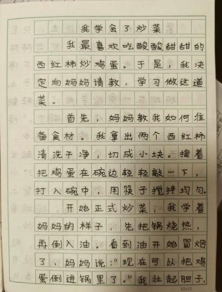 学做菜作文怎么写_学做菜作文400字范文-第3张图片-山城妙识