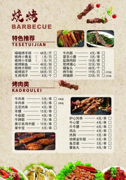 烧烤品种菜单大全_2024最新烧烤菜单有哪些-第3张图片-山城妙识